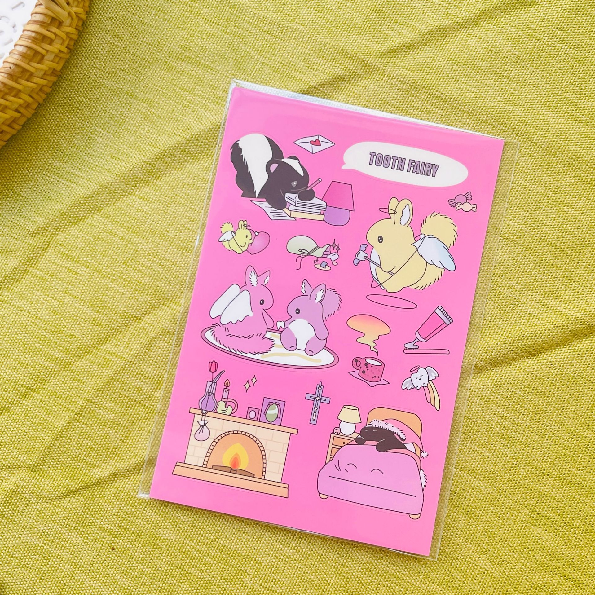 Cute Korea Cloud Flower Bunny Sticker DIY Scrapboo... – Grandado