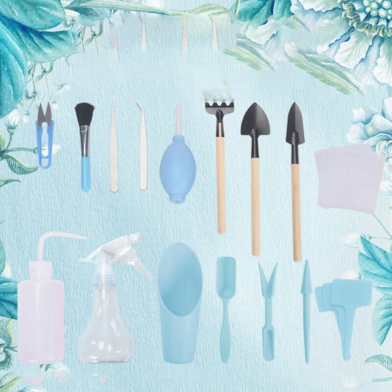 16PCS Garden Planter Kit Succulent Planting DIY To... – Vicedeal