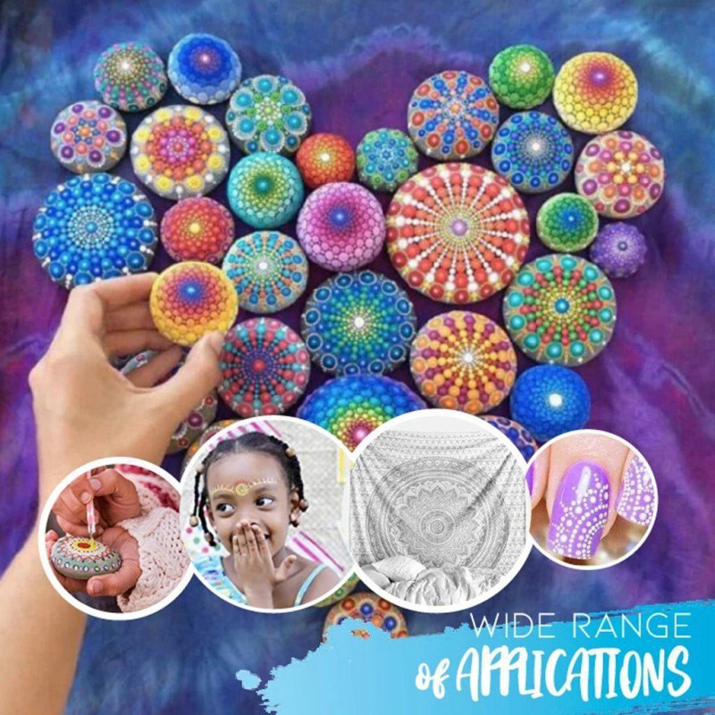 20Pcs/set Mandala Dotting Tools For Painting Rocks... – Grandado