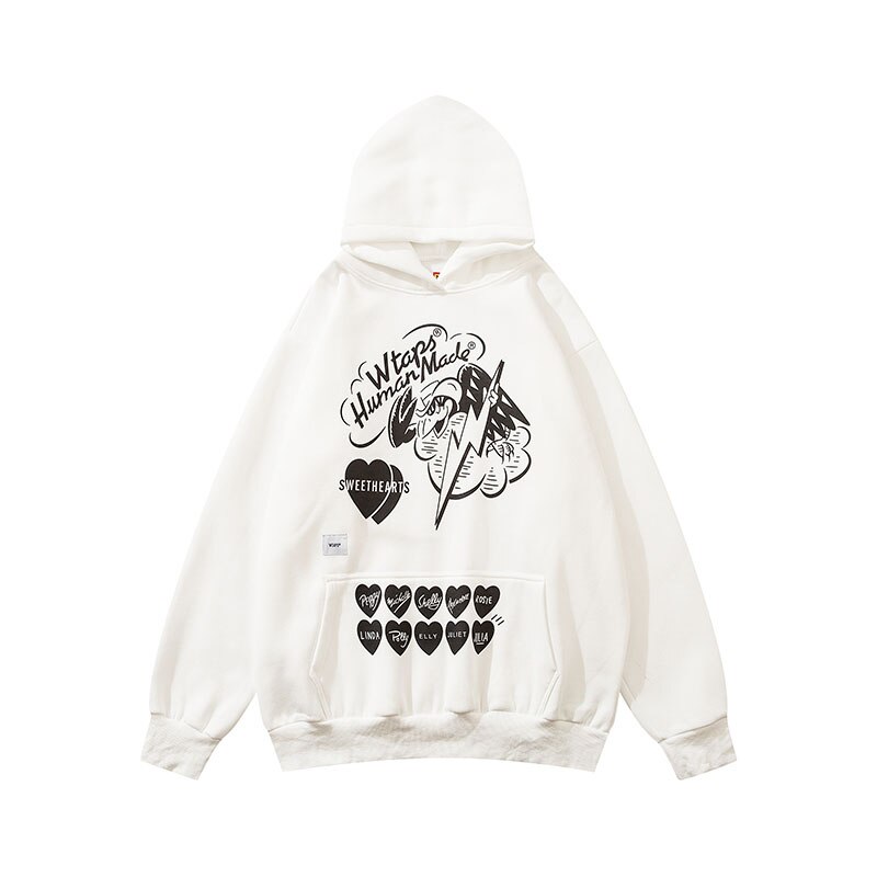 HUMAN MADE Hooded Sweatshirt Embroidered Love Men ... – Grandado