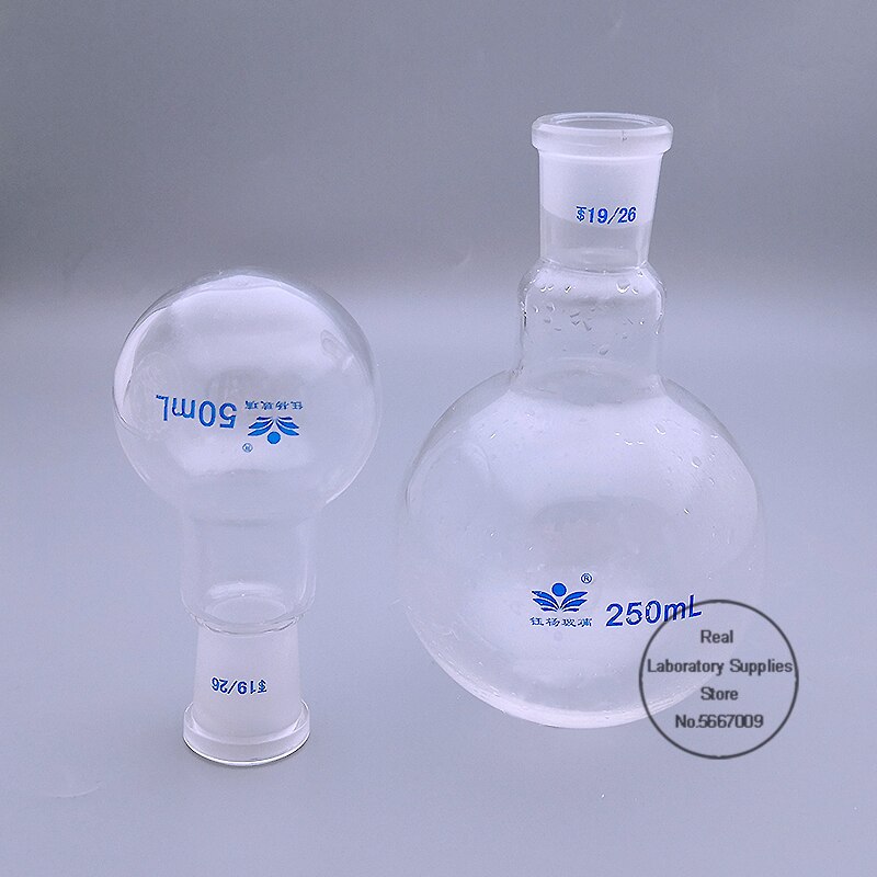 1PC Lab Round Bottom 50ml-2000ml Single Short Neck... – Grandado