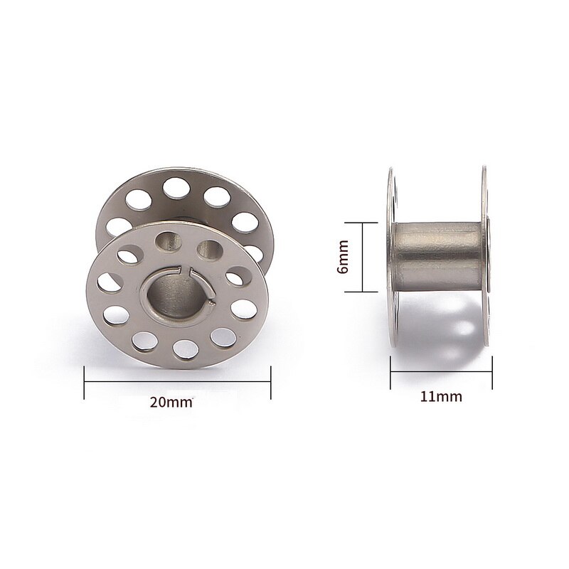 10PCS Stainless Steel Metal Bobbins Spool Sewing C... – Vicedeal