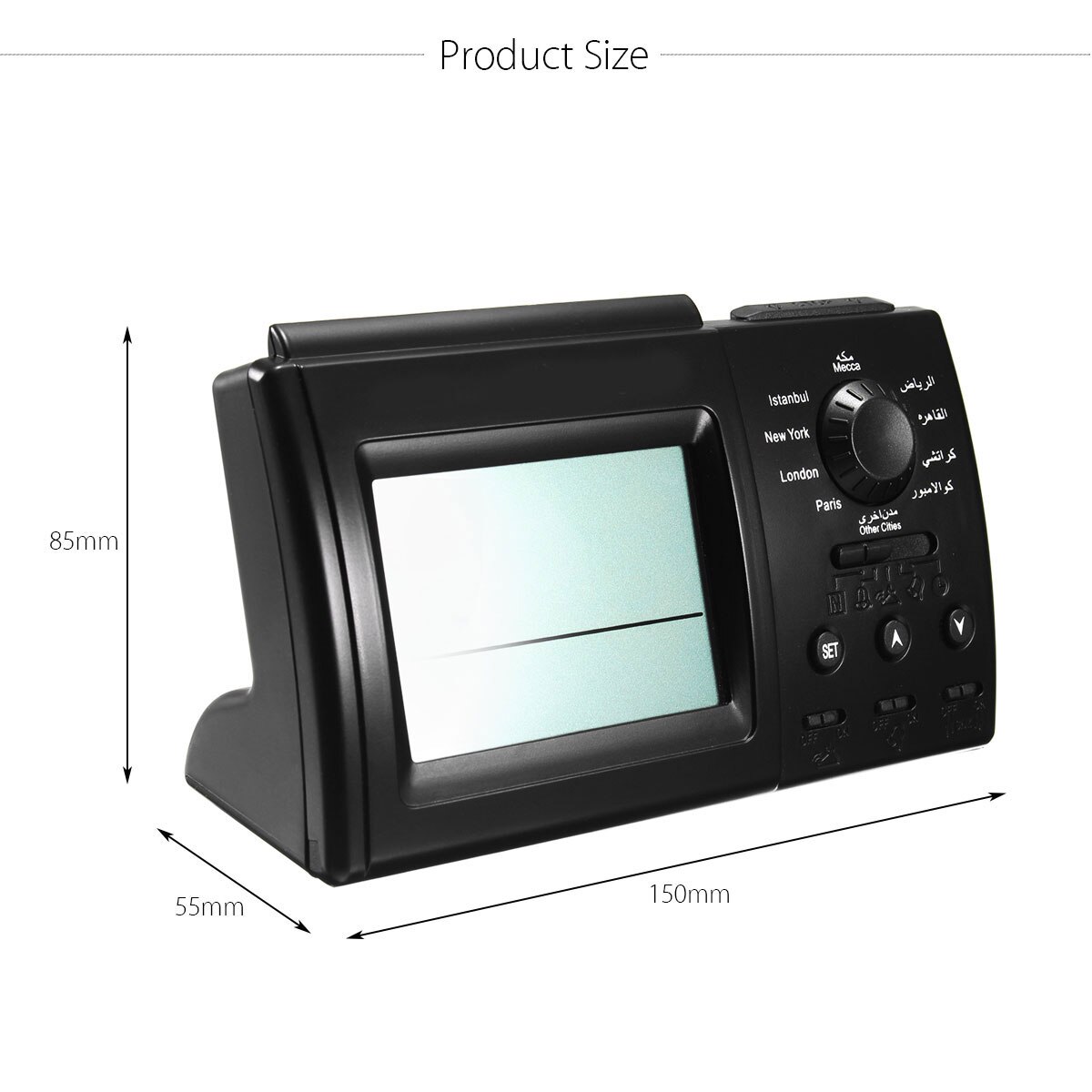 Automatic Digital Clock Muslim Prayer Alarm Clock ... – Vicedeal