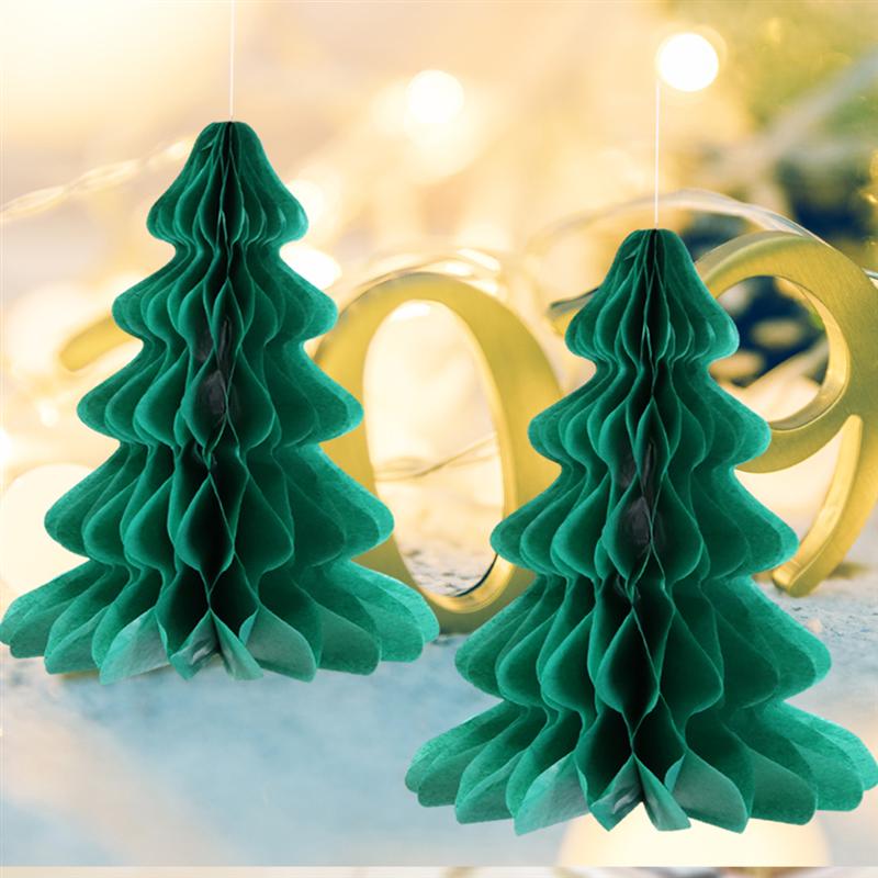 2pcs Paper Christmas Tree Table Decoration Honeyco... – Grandado
