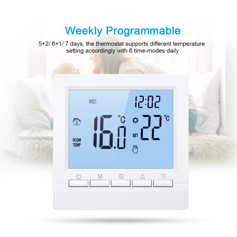 APPControl Wi-Fi Smart Thermostat Digital Temperat... – Vicedeal