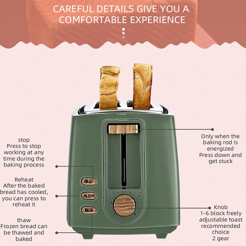 Stainless Steel Bread Maker Electric Toaster Cake ... – Vicedeal