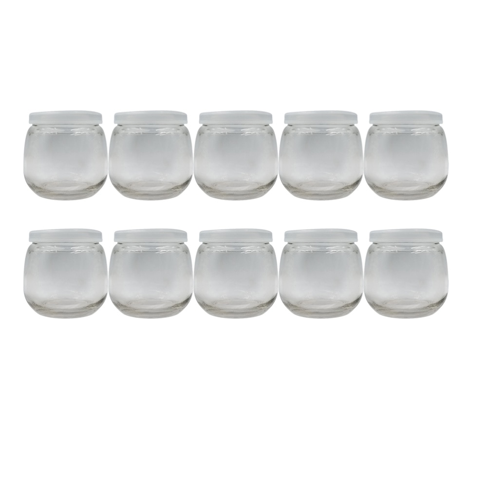 10pcs 100ml Lovely Pudding Bottle Glass Heat-resis... – Grandado