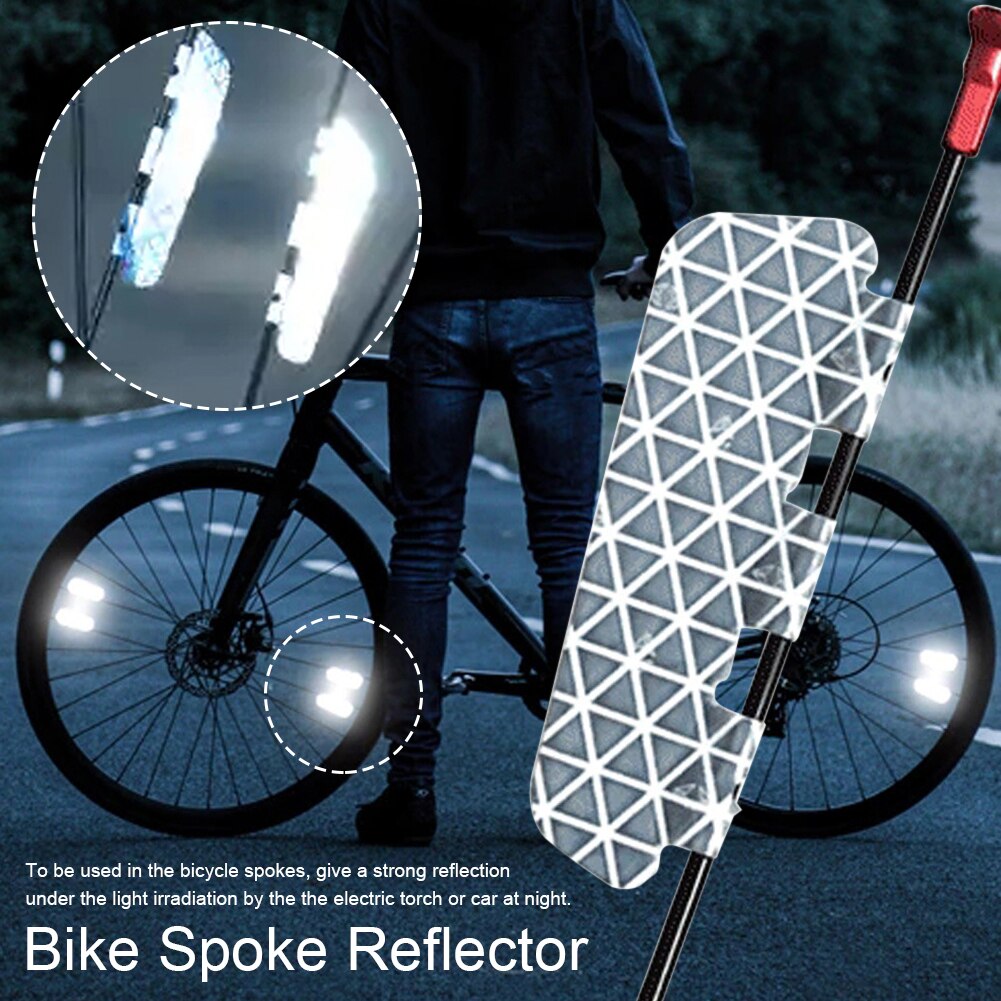 4/8 PCS Bicycle Reflective Stickers Bike Spoke Sti... – Grandado