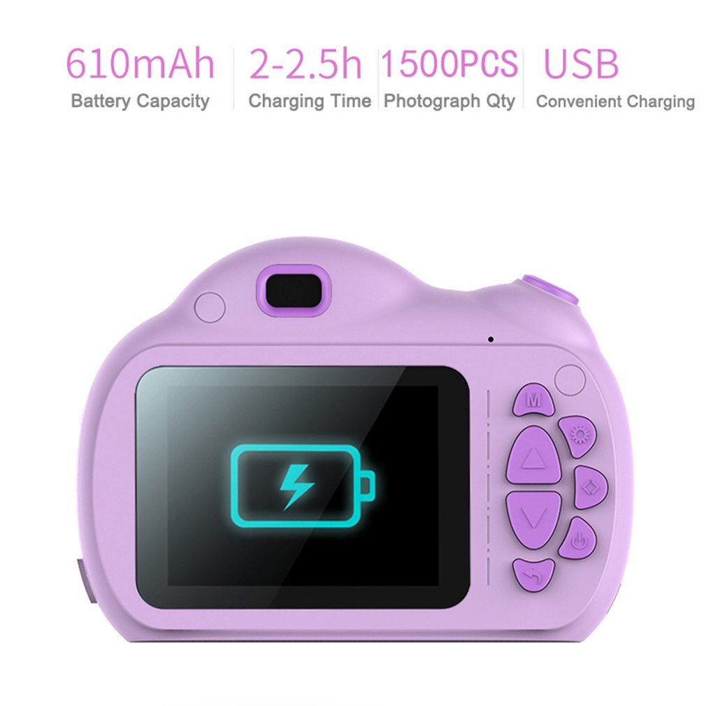 HD Children Digital mini Cam IPS Screen Kids Carto... – Grandado