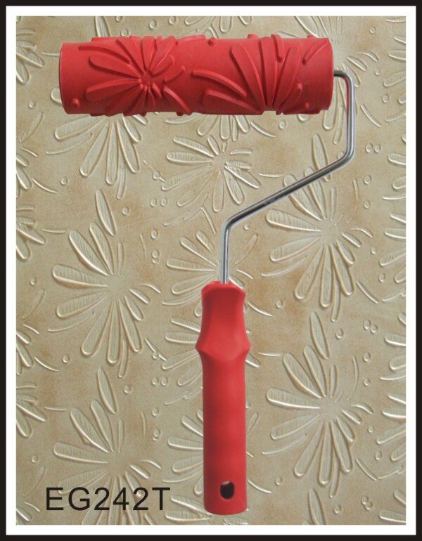 7" Rubber Roller Embossed Texture Pattern Paint Ro... – Vicedeal