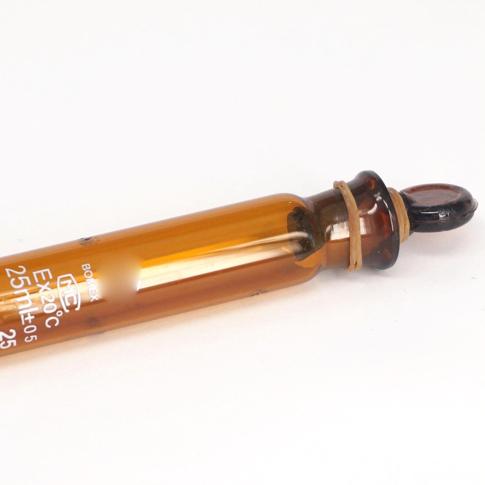 25ml Graduated Line Lab Brown Glass Test Tube Roun... – Vicedeal