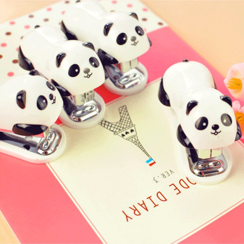 Mini Panda Stapler Set Kawaii Cartoon Panda Practi... – Grandado