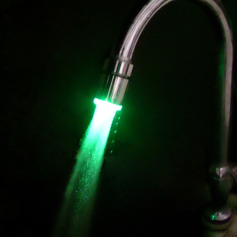 3 Color Change LED Light Shower Faucets Head Water... – Grandado