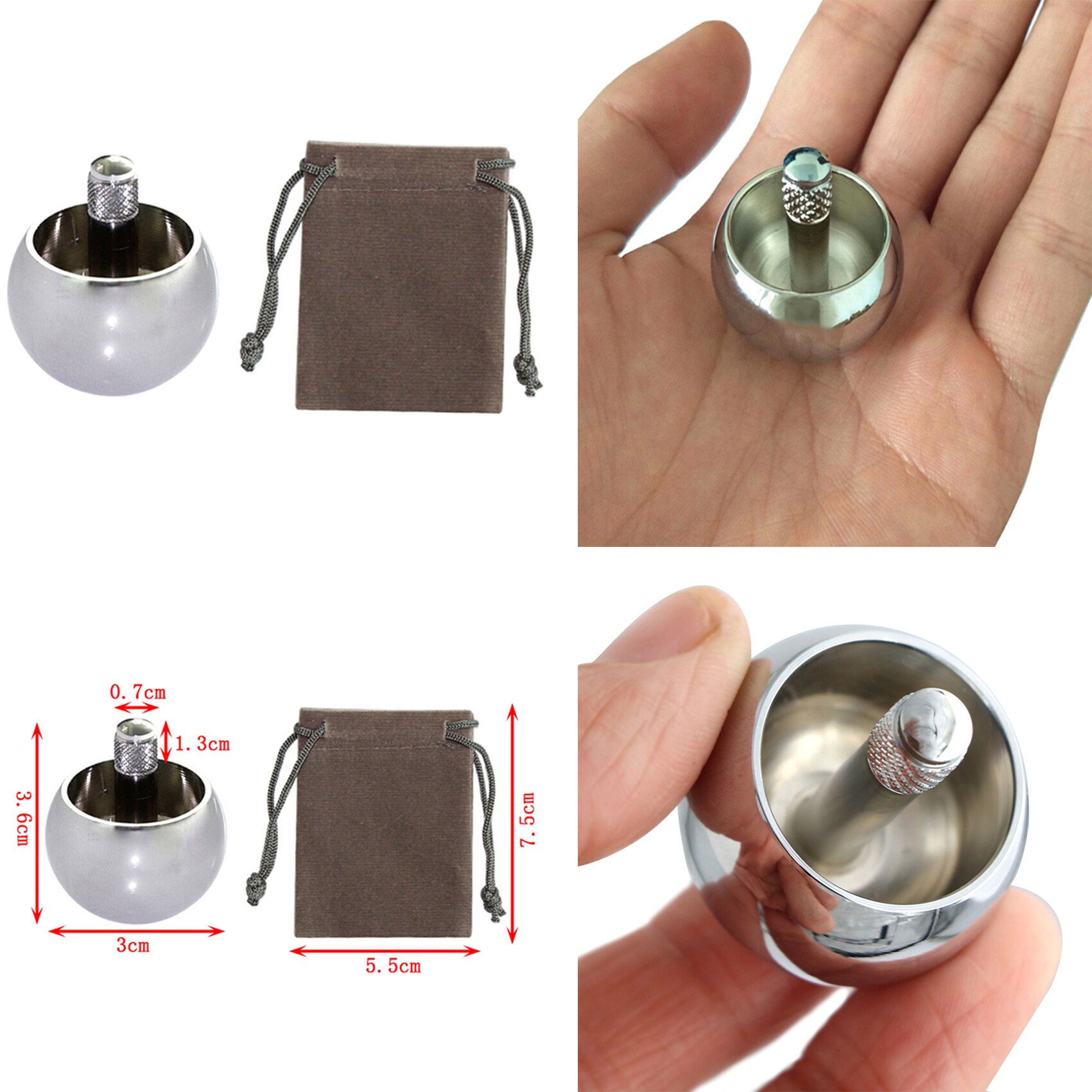 1 PC Metal No Resistance Gyro Toys For Kids Magic ... – Grandado