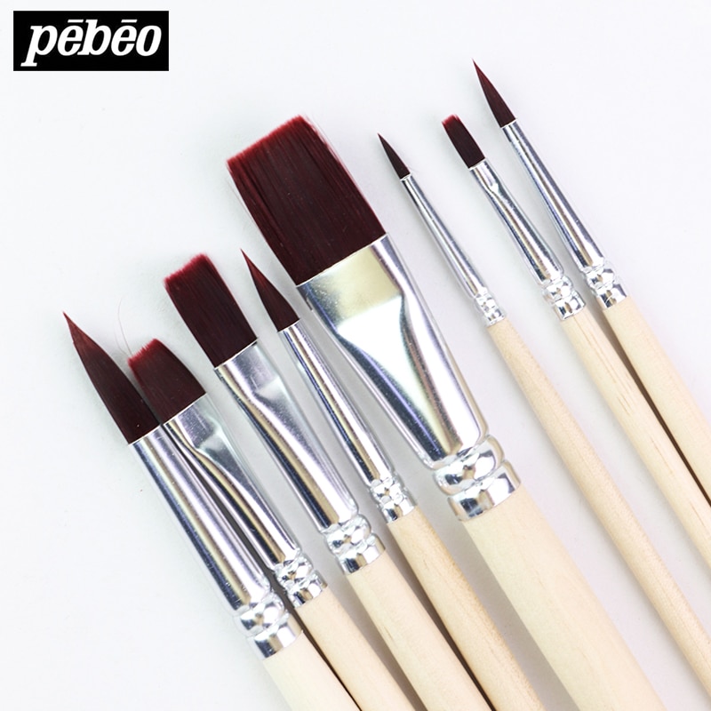 Pebeo Wood Color Long Pole Nylon/Bristles Brush 4/... – Grandado