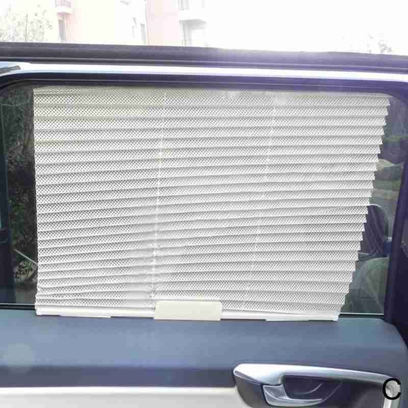 Intrekbare Auto Auto Side Window Zonneschermen 46X... – Vicedeal