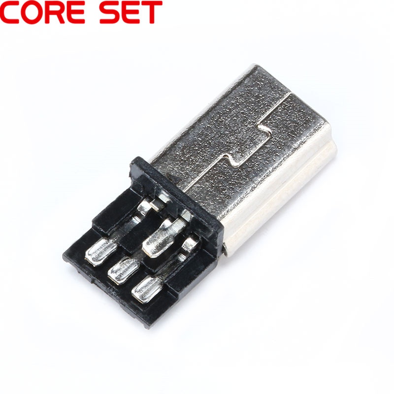 10pcs Mini USB Connector 5 Pin T Port Male Plug So... – Vicedeal