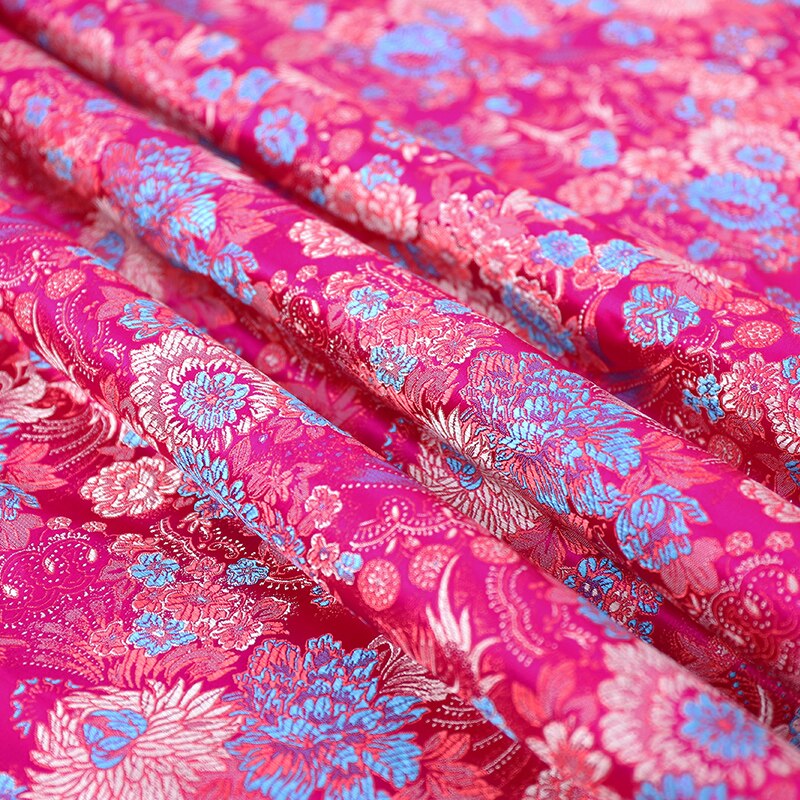 Blomma tyg brokad satin tyg för kinesisk cheongsam... – Grandado