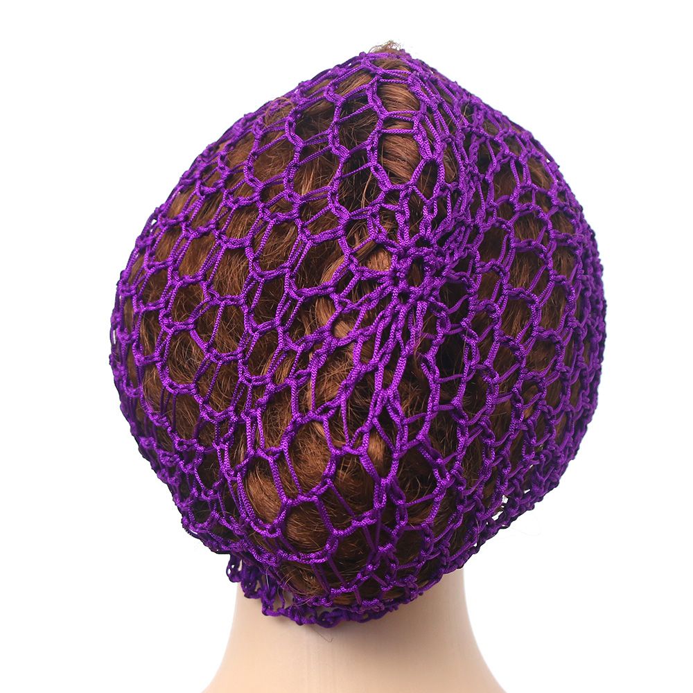 Women Soft Rayon Crochet Hairnet Large Size Hat 5 ... – Vicedeal