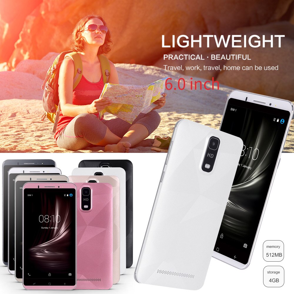 6.0inch Android 6.0 quad-core 512+4G 3G large scre... – Grandado