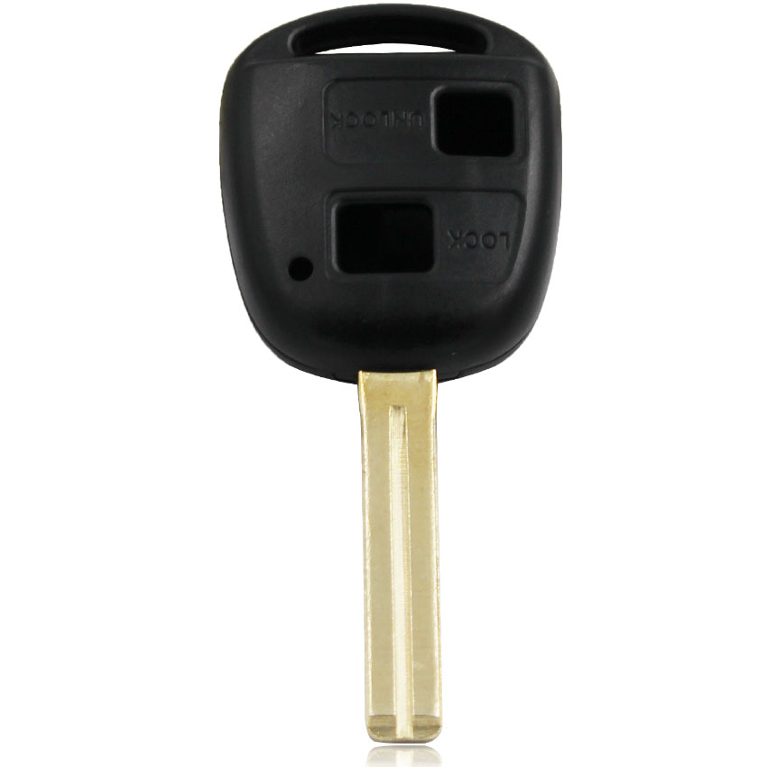 2 Button Remote Key Case Shell Housing TOY48 Uncut... – Grandado