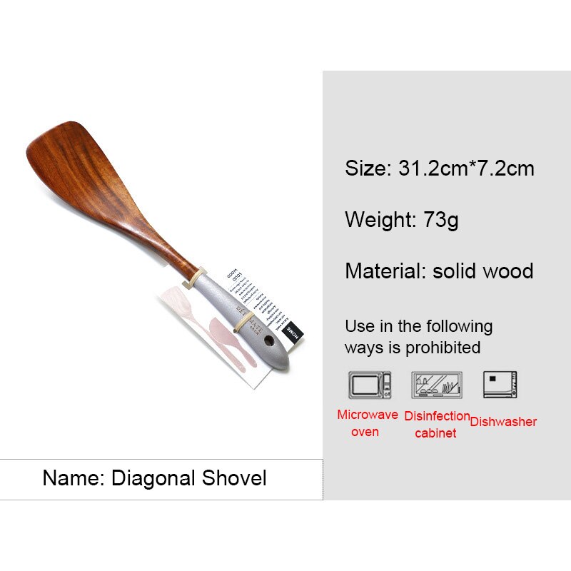 Wooden cooking pots set rice soup serving spoon so... – Vicedeal