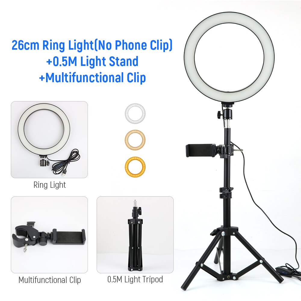 Dimbare Led Ring Licht Met Professionele Fotografi... – Grandado
