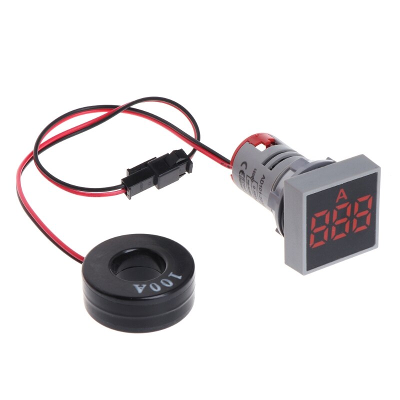 22MM 0-100A Digital Ammeter Current Meter Indicato... – Grandado