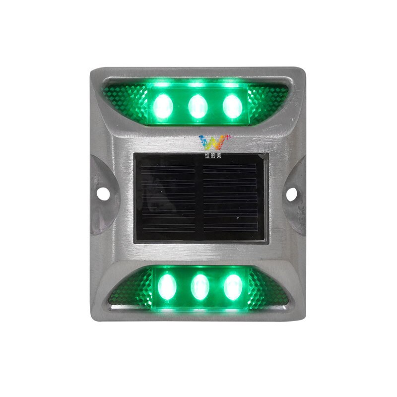 2X Solar Powered LED Road Stud Green Road Flashing... – Vicedeal
