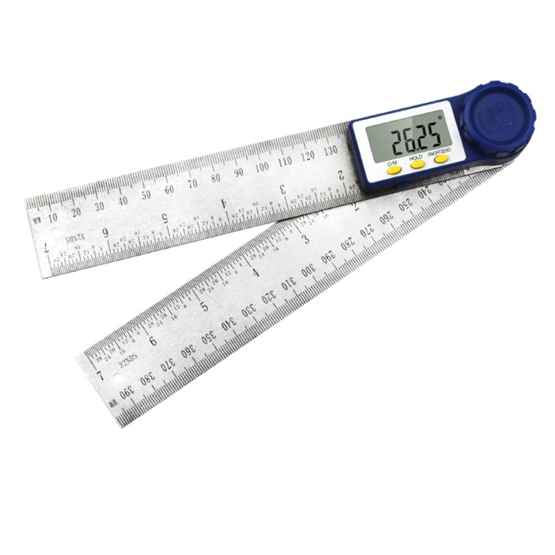 2 in 1 200/300mm Stainless Steel Digital Meter Ang... – Grandado