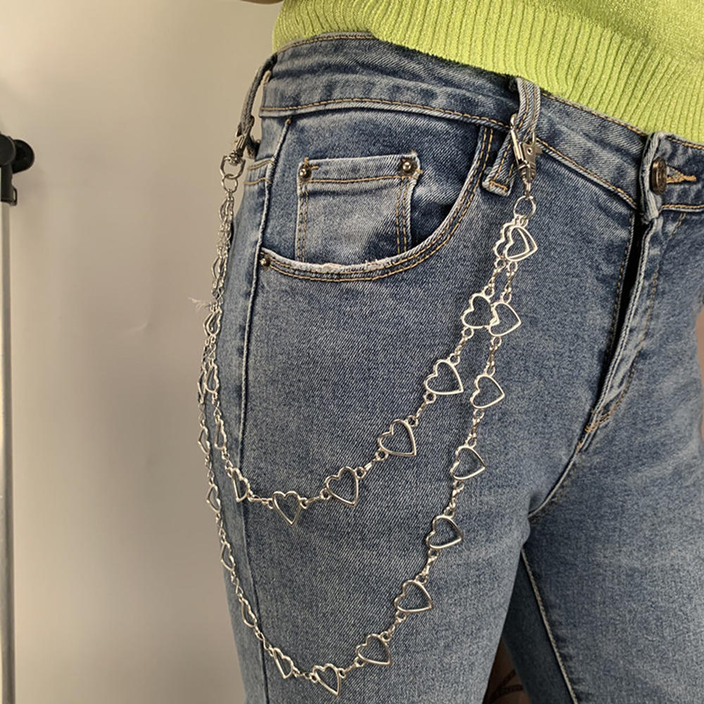 Simple Love Heart Shaped Waist Chains Men Women St... – Vicedeal