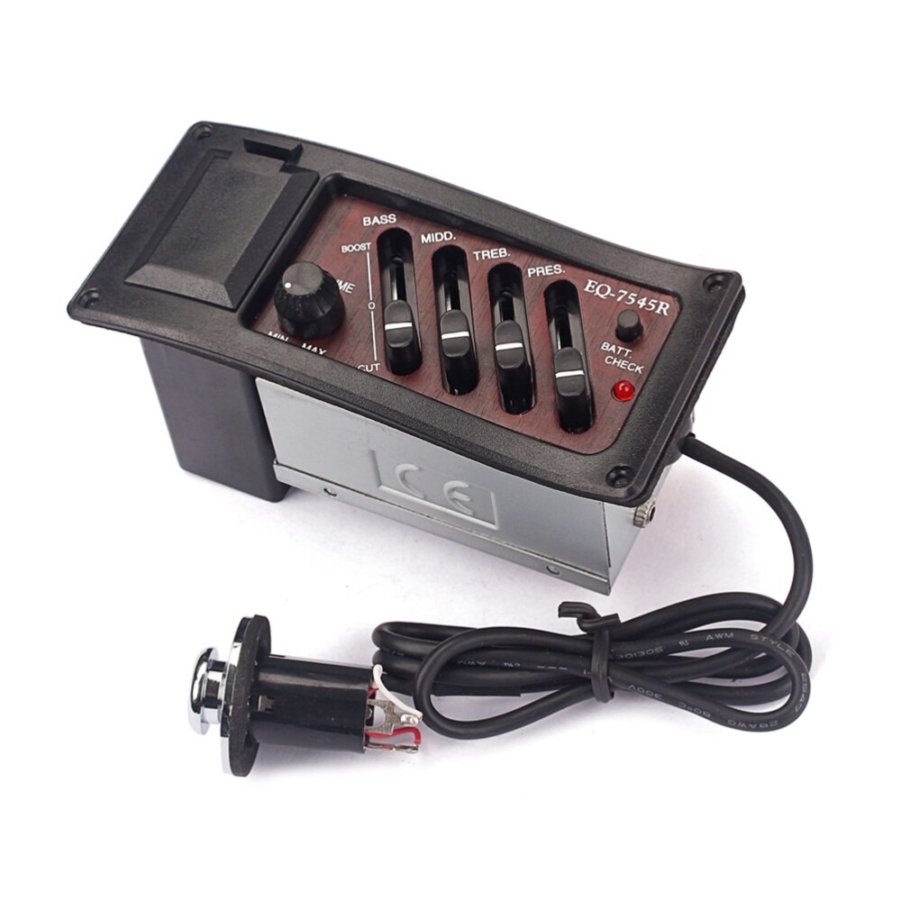 EQ7545R 4 Band Acoustic Guitar Preamp EQ Equalizer... – Grandado