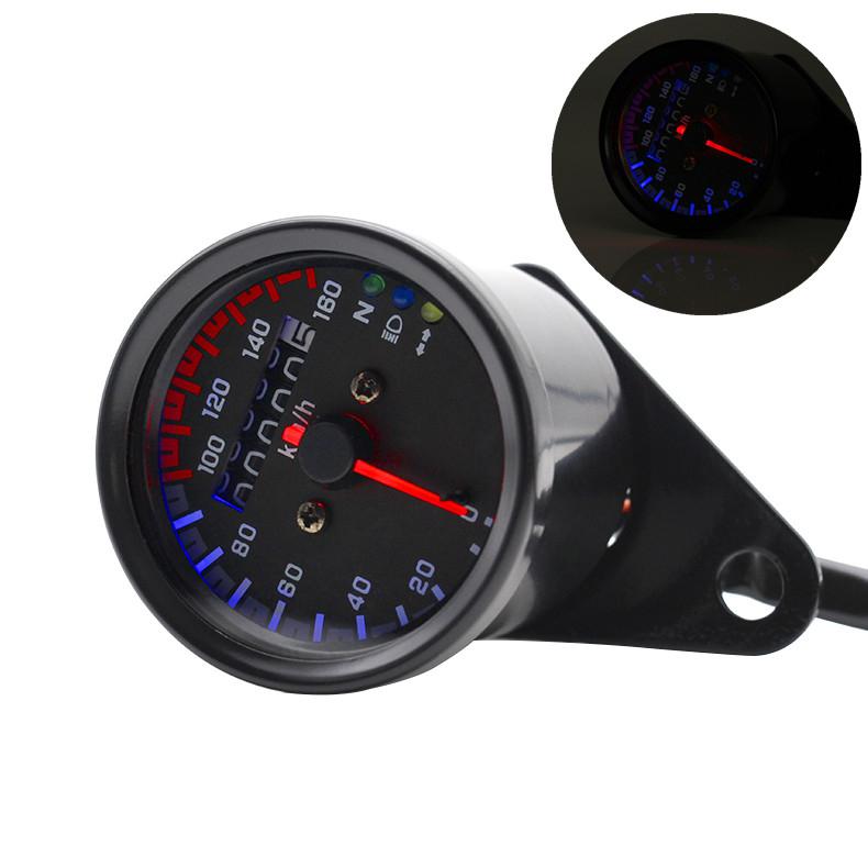 Motorcycle Retro Modified Small Instrument / with Indicator Led 70 ...