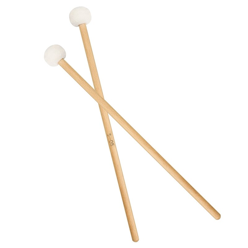 2 Pieces Double Head Drum Cymbal Gong Mallet Soft ... – Vicedeal