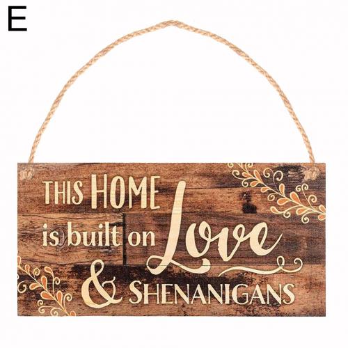 Countryside English Letters Wooden Wall Hanging Pl... – Vicedeal