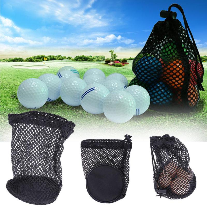 Lightweight Drawstring Nylon Mesh Golf Ball Storag... – Grandado