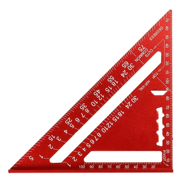 12 inch Metric and Imperial Aluminum Alloy Triangl... – Grandado