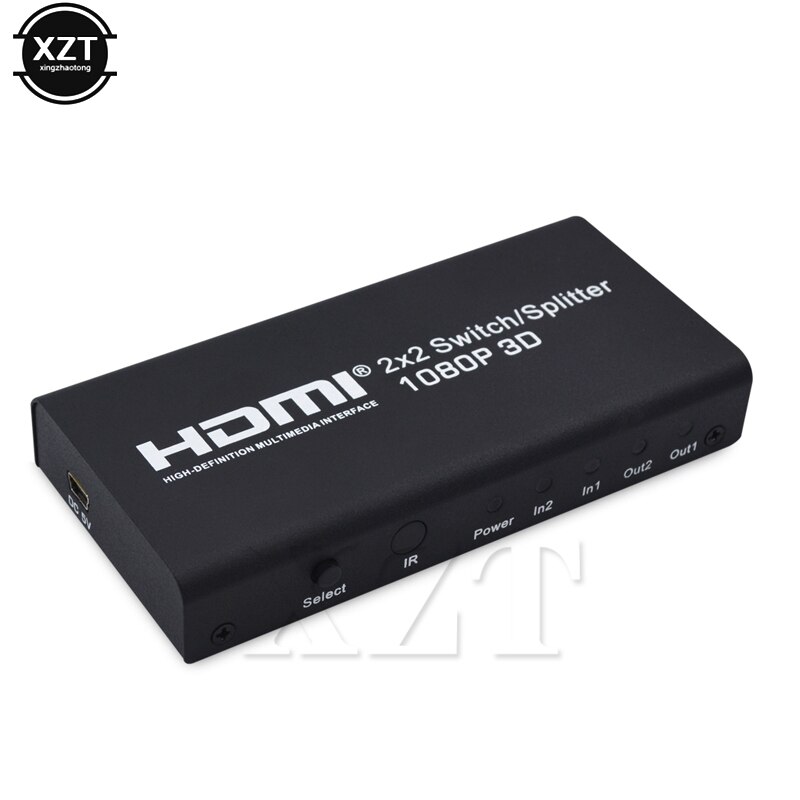 1PCS 2X2 Switch Splitter HDMI V1.4 Ondersteuning F... – Vicedeal