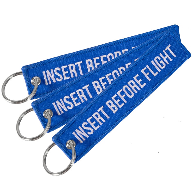 3pcs/lot Insert Before Flight Keychain Jewelry key... – Grandado