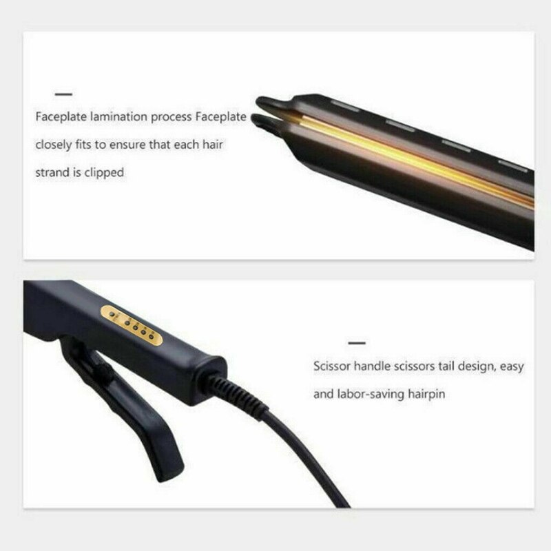 Hair Straightener Ceramic Tourmaline Ion Straight ... – Grandado