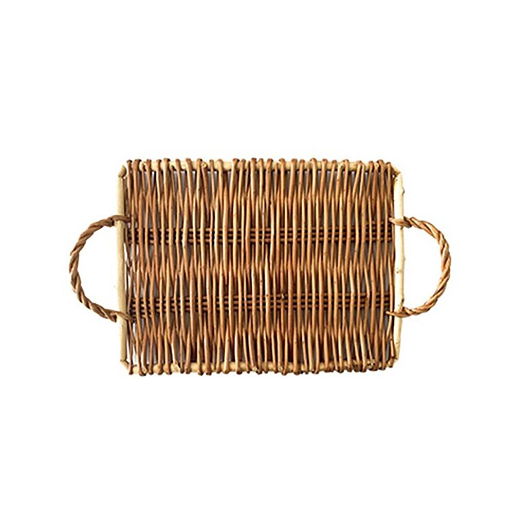 Küche Brot Obst Snacks Picknick Korb Handwoven Rat... – Vicedeal