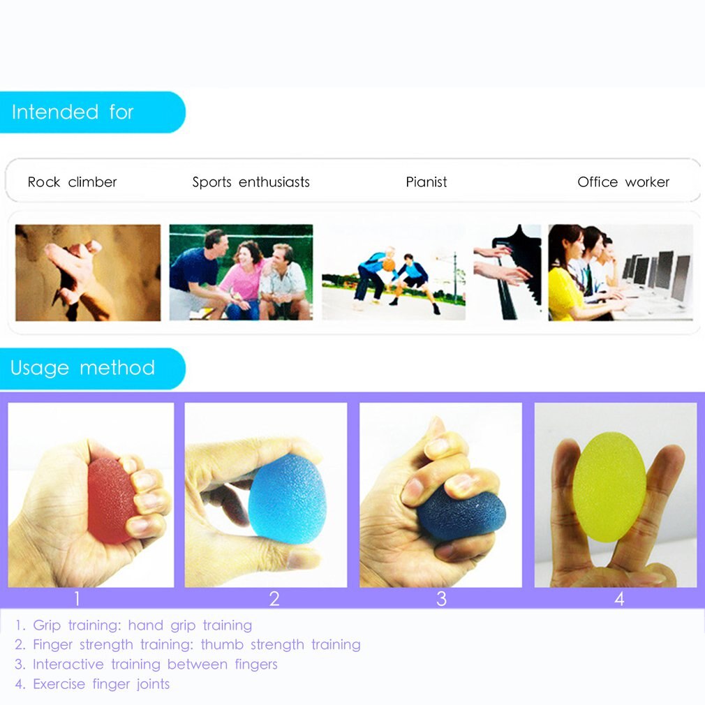 Silicone Grip Ball Venting Decompression Ball Reha... – Grandado