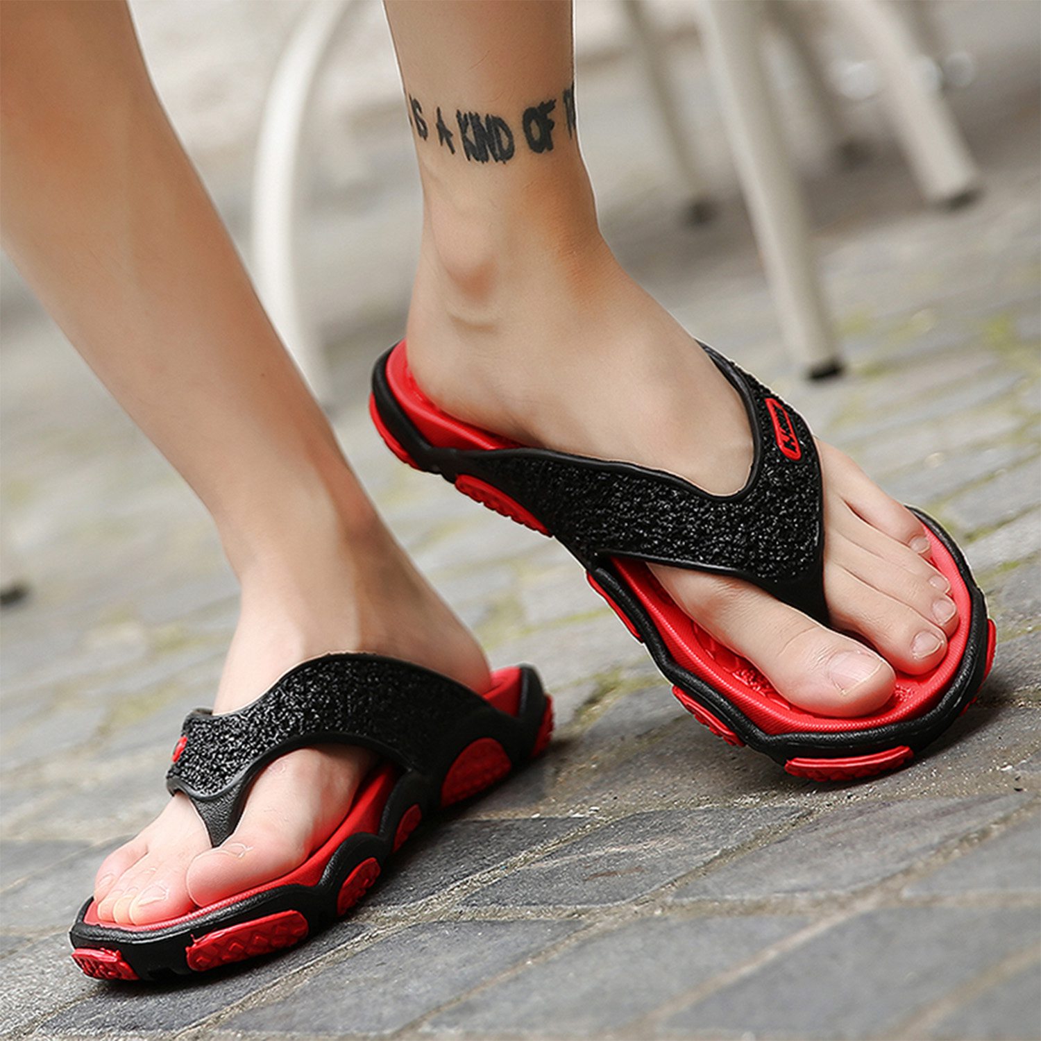 DCOS Heren Slippers Zomer Mode mannen Stijl Rubber... – Vicedeal