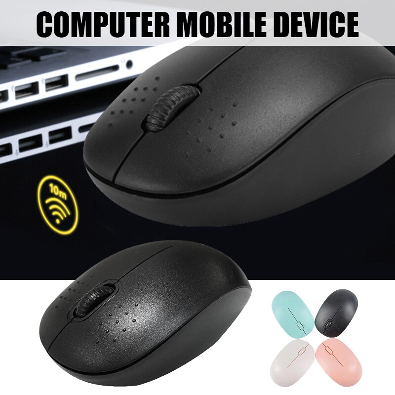 Mini Wireless Notebook Mouse Macaron Color Mouse A... – Vicedeal