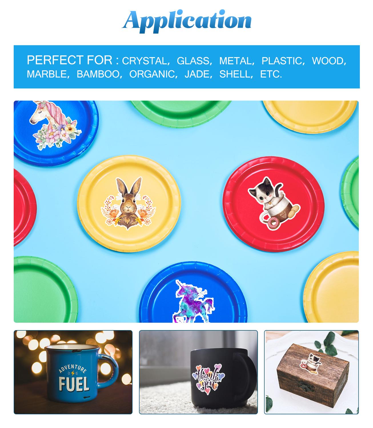 A4 20sheets 203gsm Inkjet WaterSlide Decal Transfe... – Vicedeal