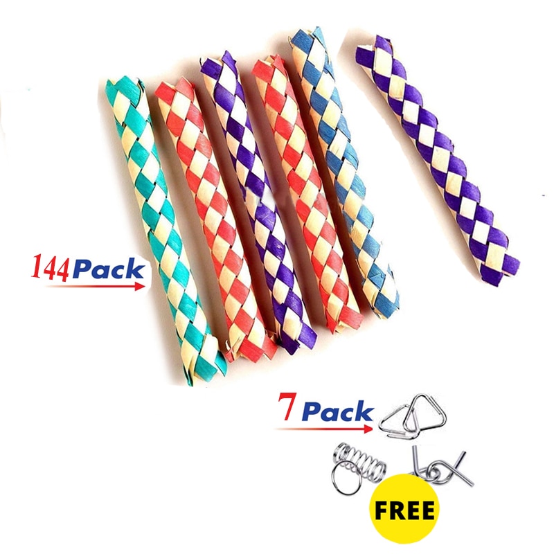 Freeship 144x Chinese finger traps magic trap for ... – Grandado
