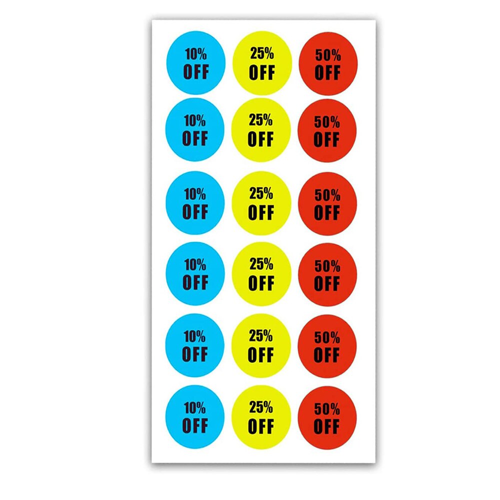 Trend On Price Stickers 1260 Pcs Discount Half Off... – Vicedeal