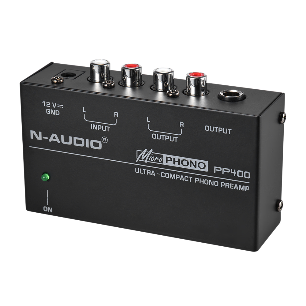 Ultra-compact Phono Preamp Preamplifier with RCA 1... – Grandado