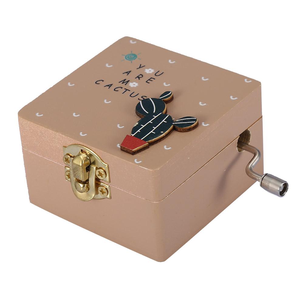 Music Box Cute Cartoon Wooden Carved Mini Music Bo... – Vicedeal