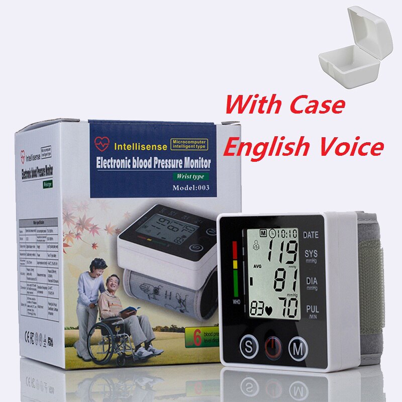 Tonometer BP Cuff Wrist Sphygmomanometer Automatic... – Grandado